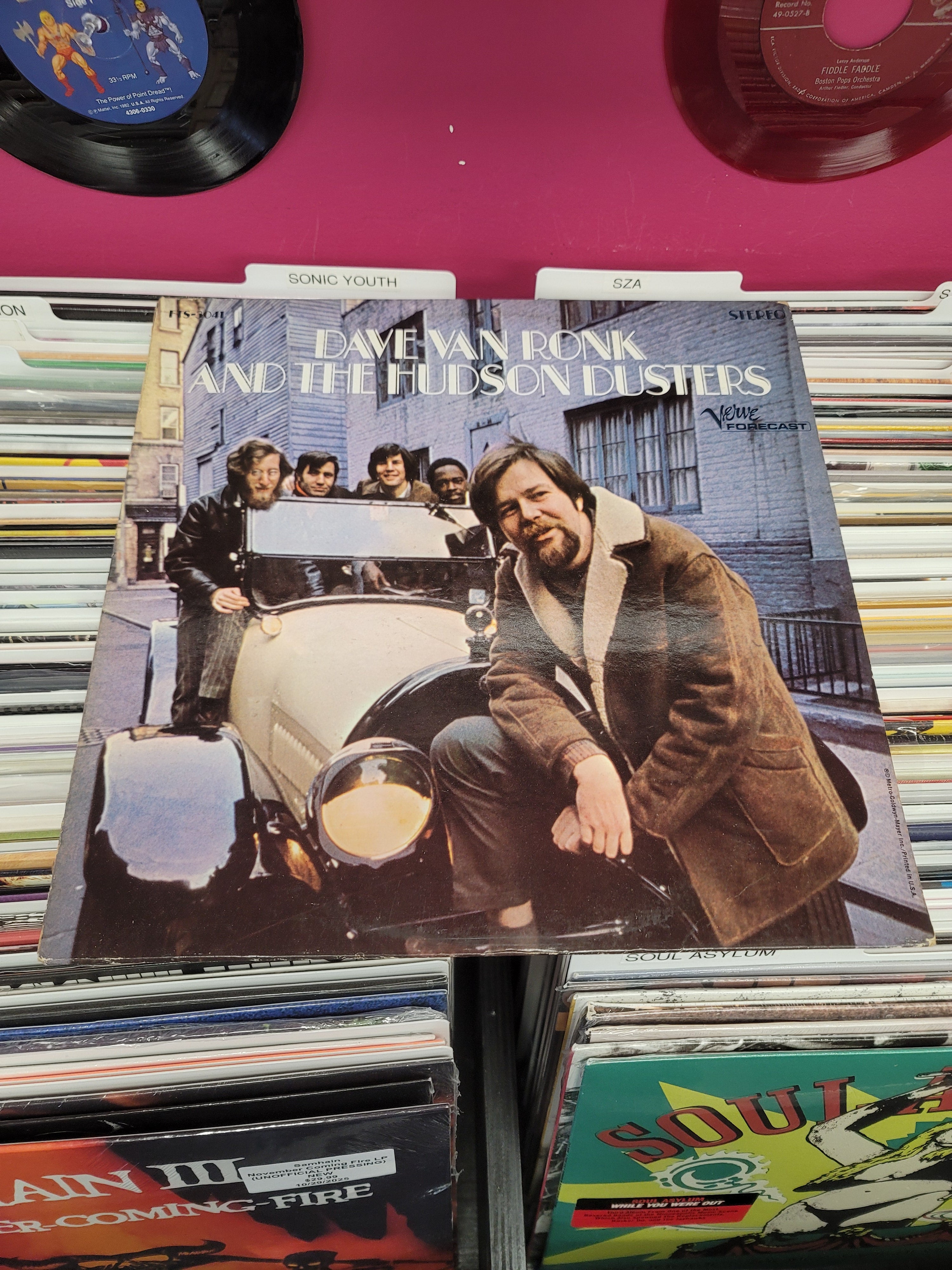 USED: Dave Van Ronk & the Hudson Dusters LP vinyl record – Yearbook Records